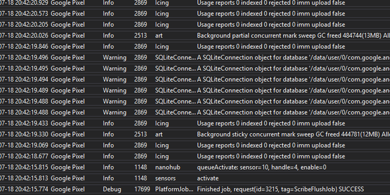 Discovering the Android Device Log – Xamarin Insider